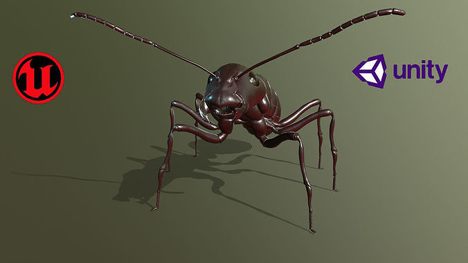 3D model Worker Ant VR / AR / low-poly rigged animated | CGTrader