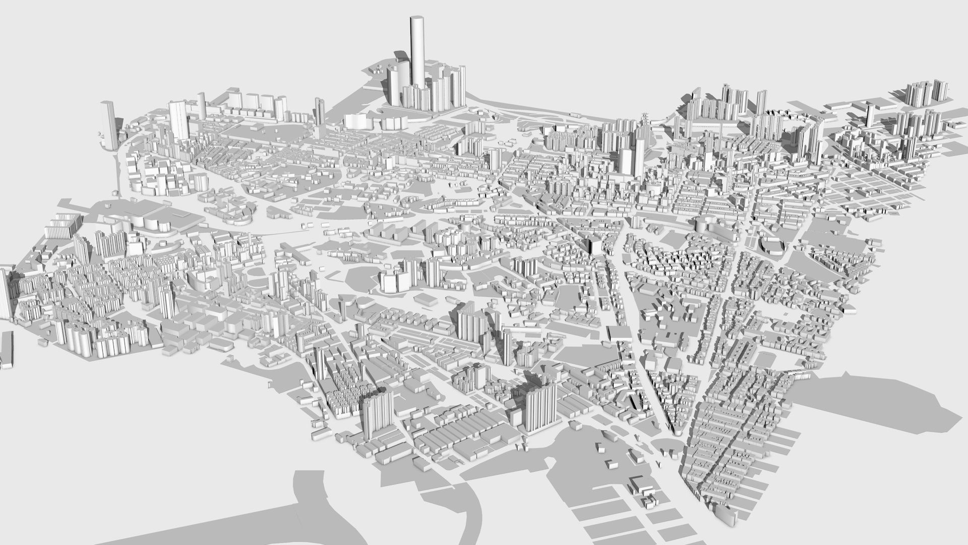 3D model Hong Kong City VR / AR / low-poly | CGTrader