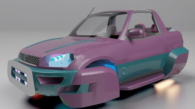 Toyota RAV4 Cabrio 98 VLE 2048 3D model | CGTrader