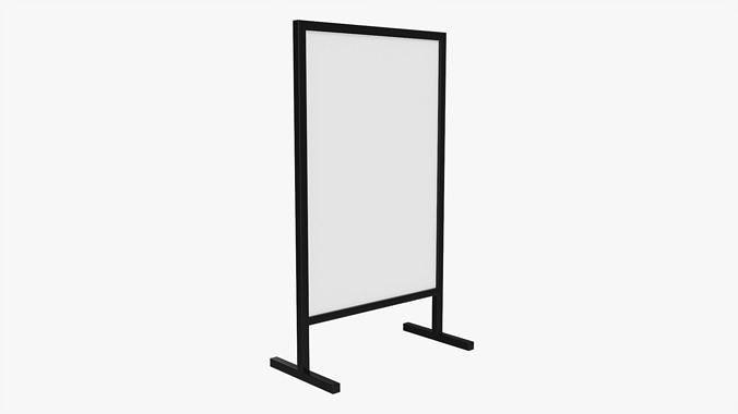 Advertising stand display mockup 03 3D model | CGTrader