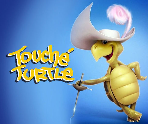 Touche Turtle - 15Cm -10 pieces 3D model 3D printable | CGTrader