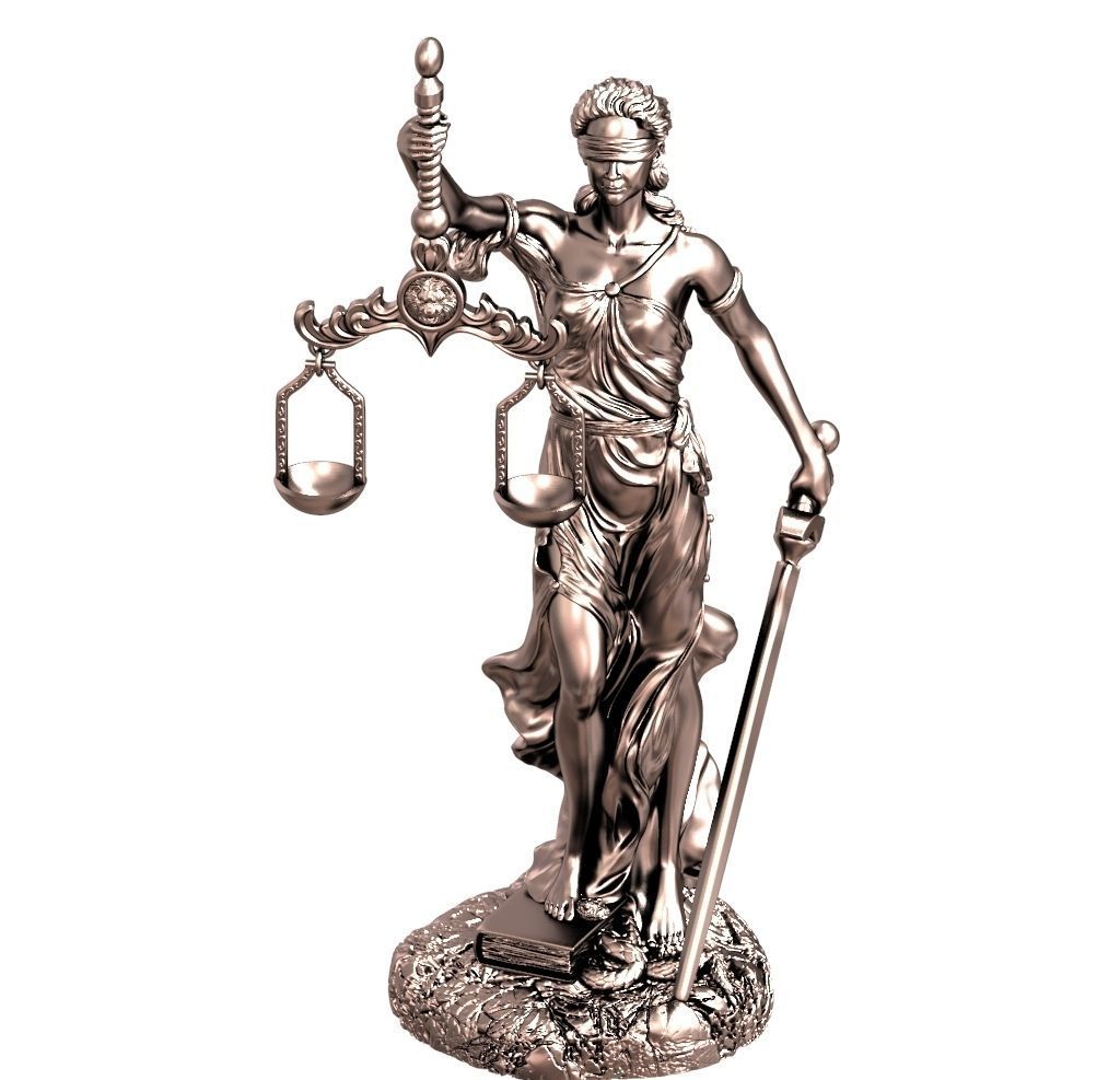 Themis statue 3D model 3D printable | CGTrader