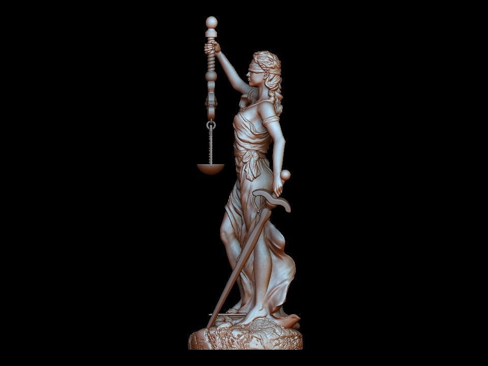 Themis statue 3D model 3D printable | CGTrader
