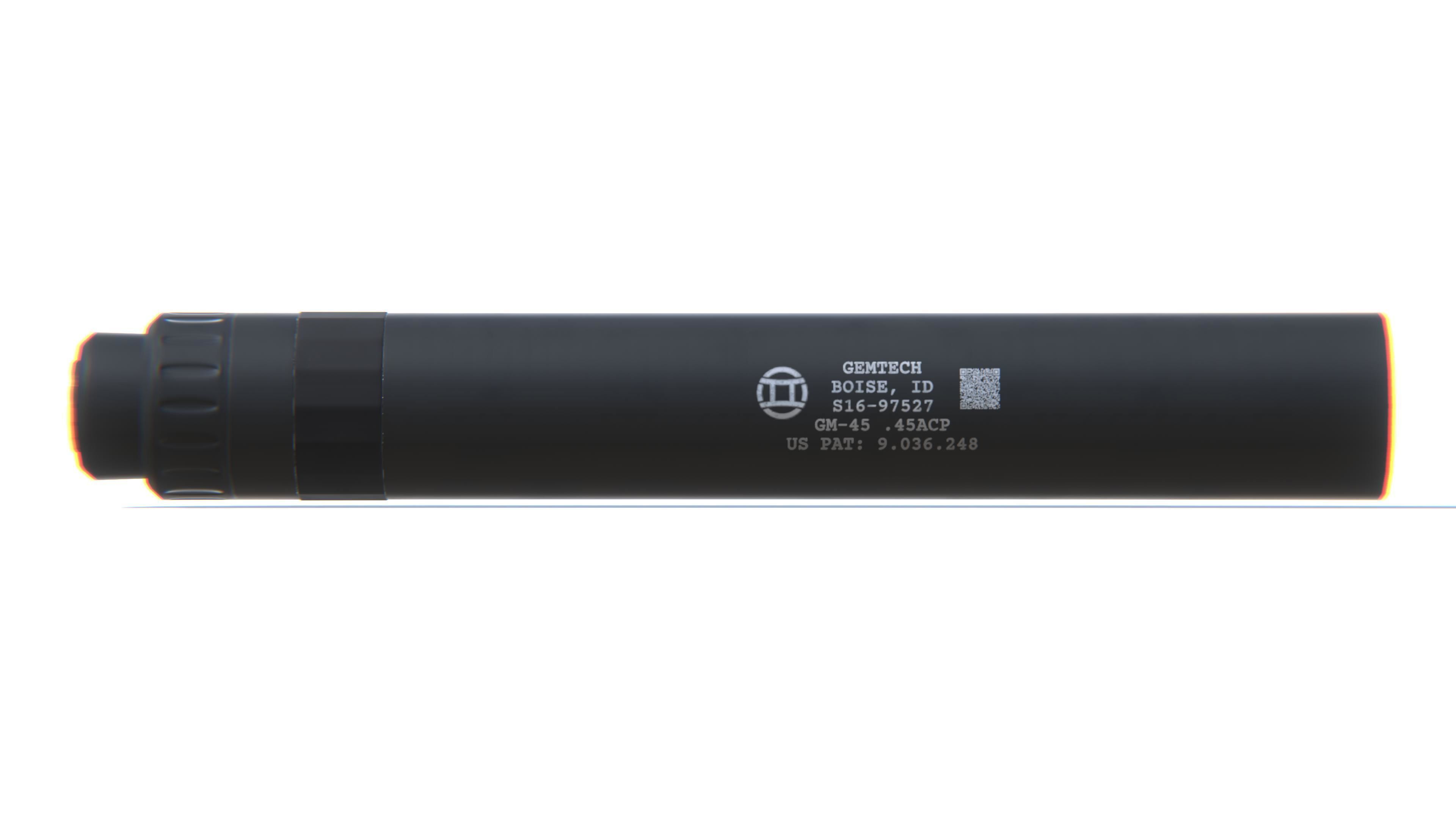 3D model Tactical Silencer 45 ACP 9MM VR / AR / low-poly | CGTrader