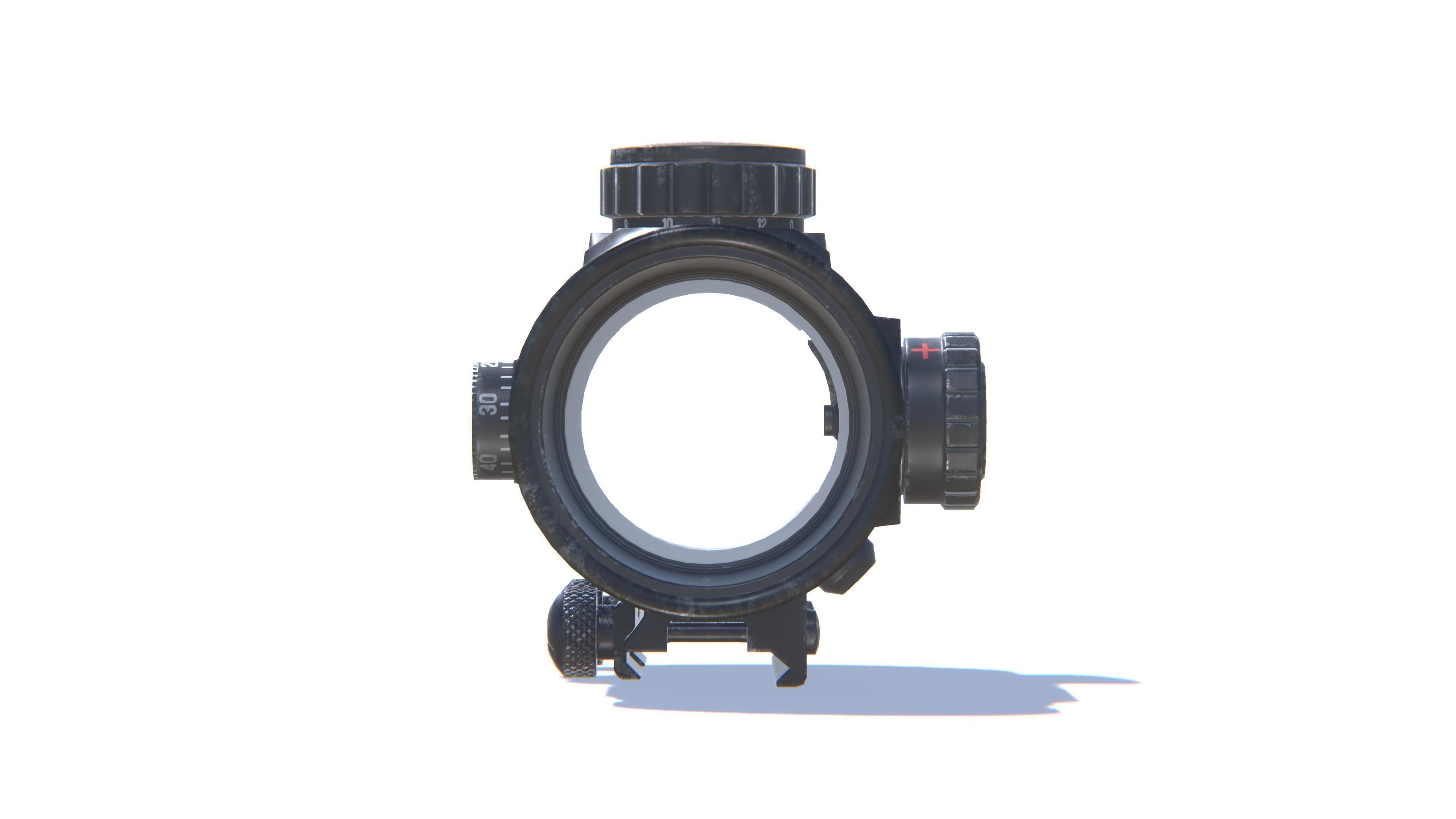 3D model Tactical Collimator Sight 1 VR / AR / low-poly | CGTrader