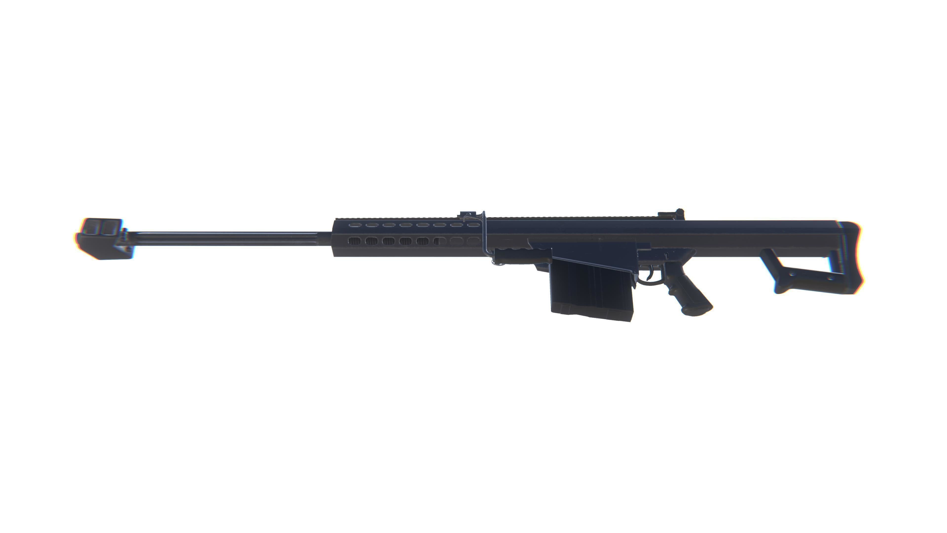 3D model Sniper Rifle M82 VR / AR / low-poly | CGTrader