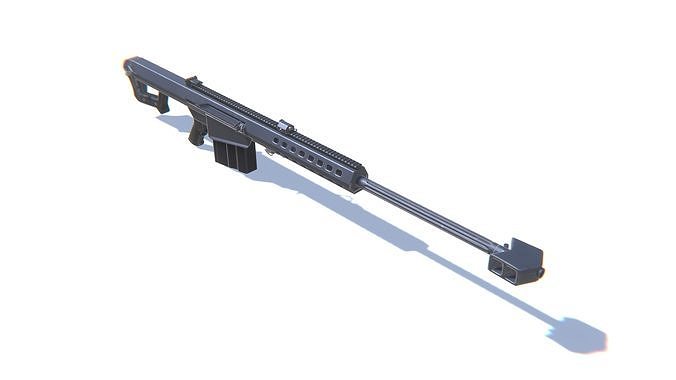 3D model Sniper Rifle M82 VR / AR / low-poly | CGTrader