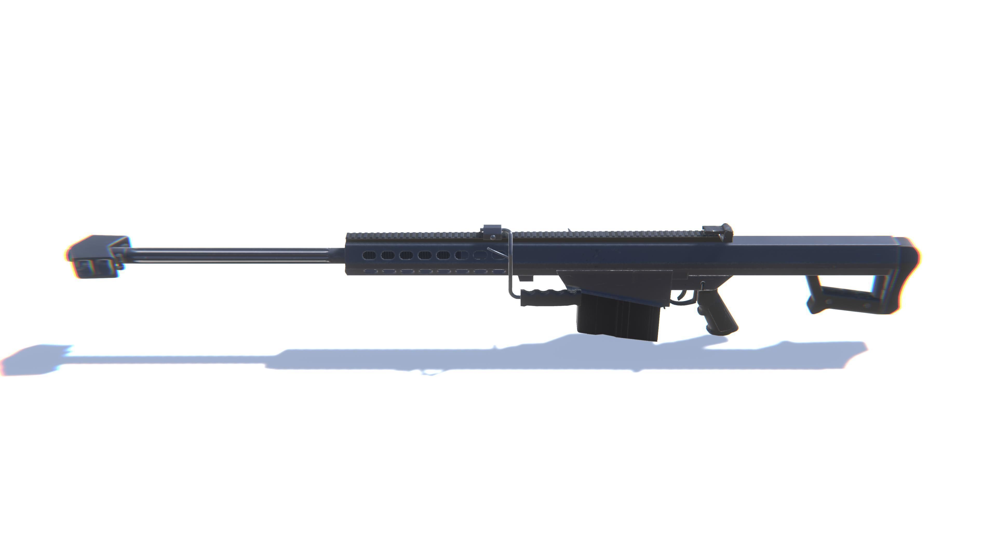 3D model Sniper Rifle M82 VR / AR / low-poly | CGTrader