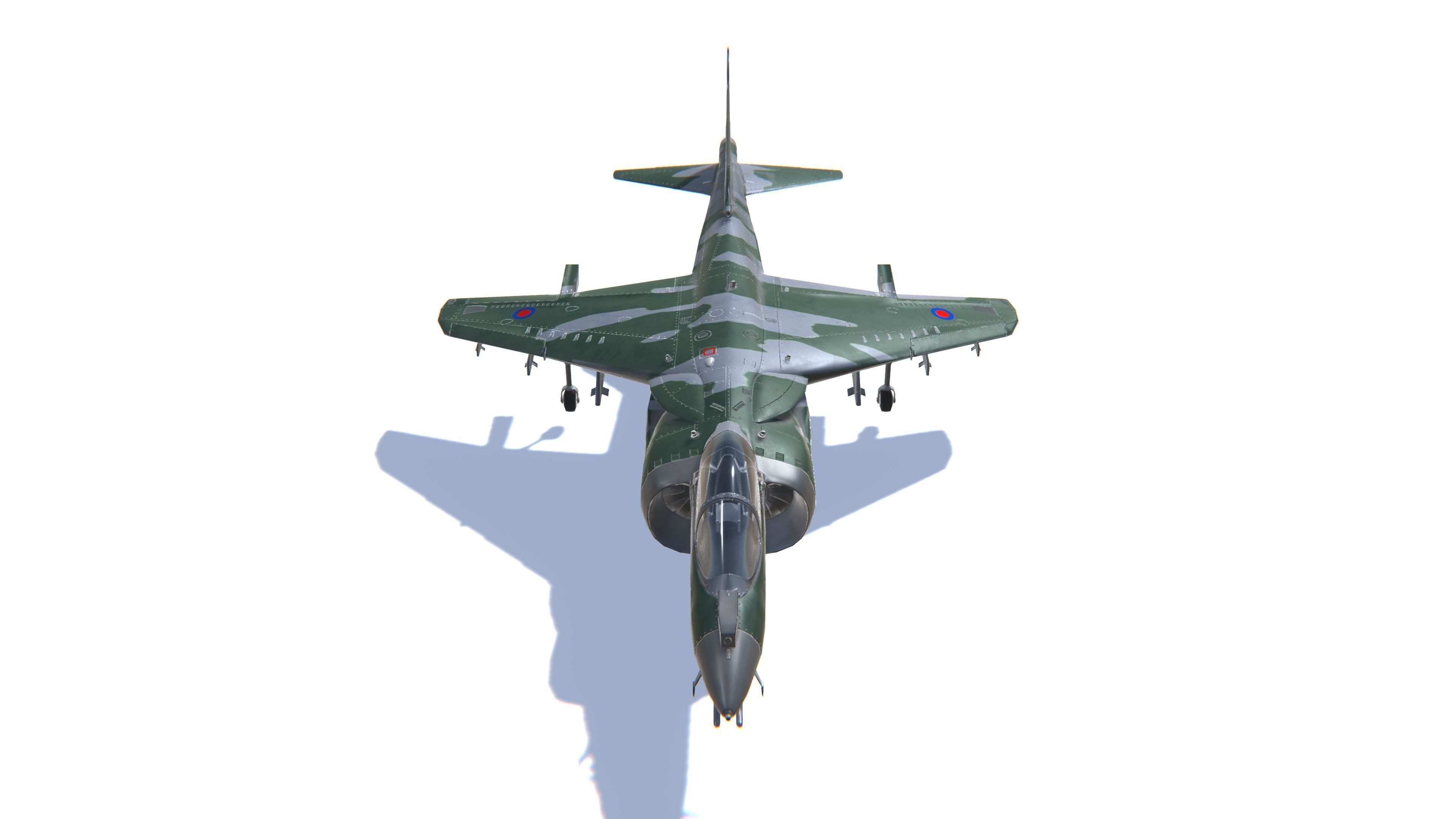 3D model Harrier II Jet Fighter Aircraft VR / AR / low-poly | CGTrader