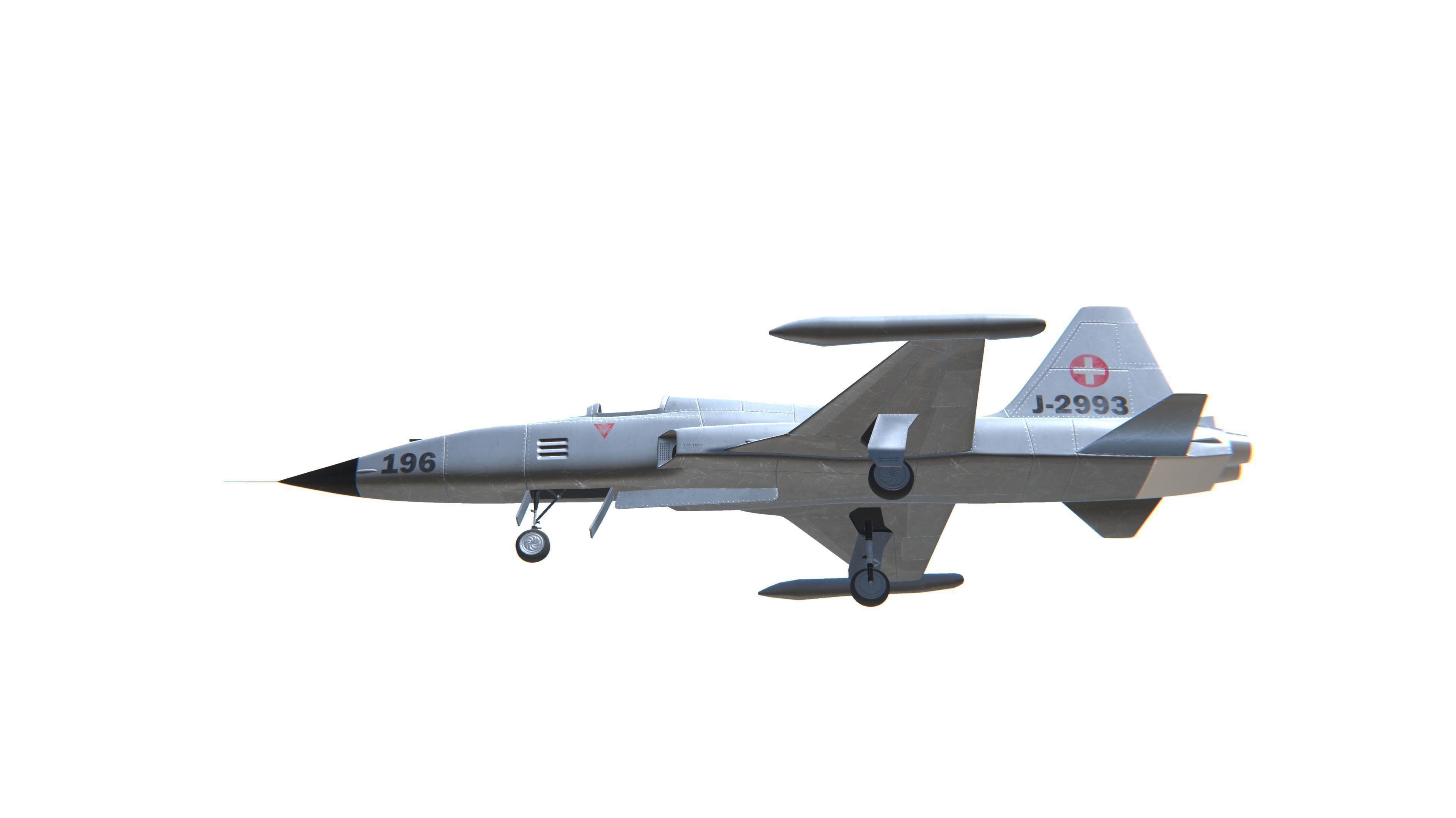 3D model F-5 Tiger II VR / AR / low-poly | CGTrader