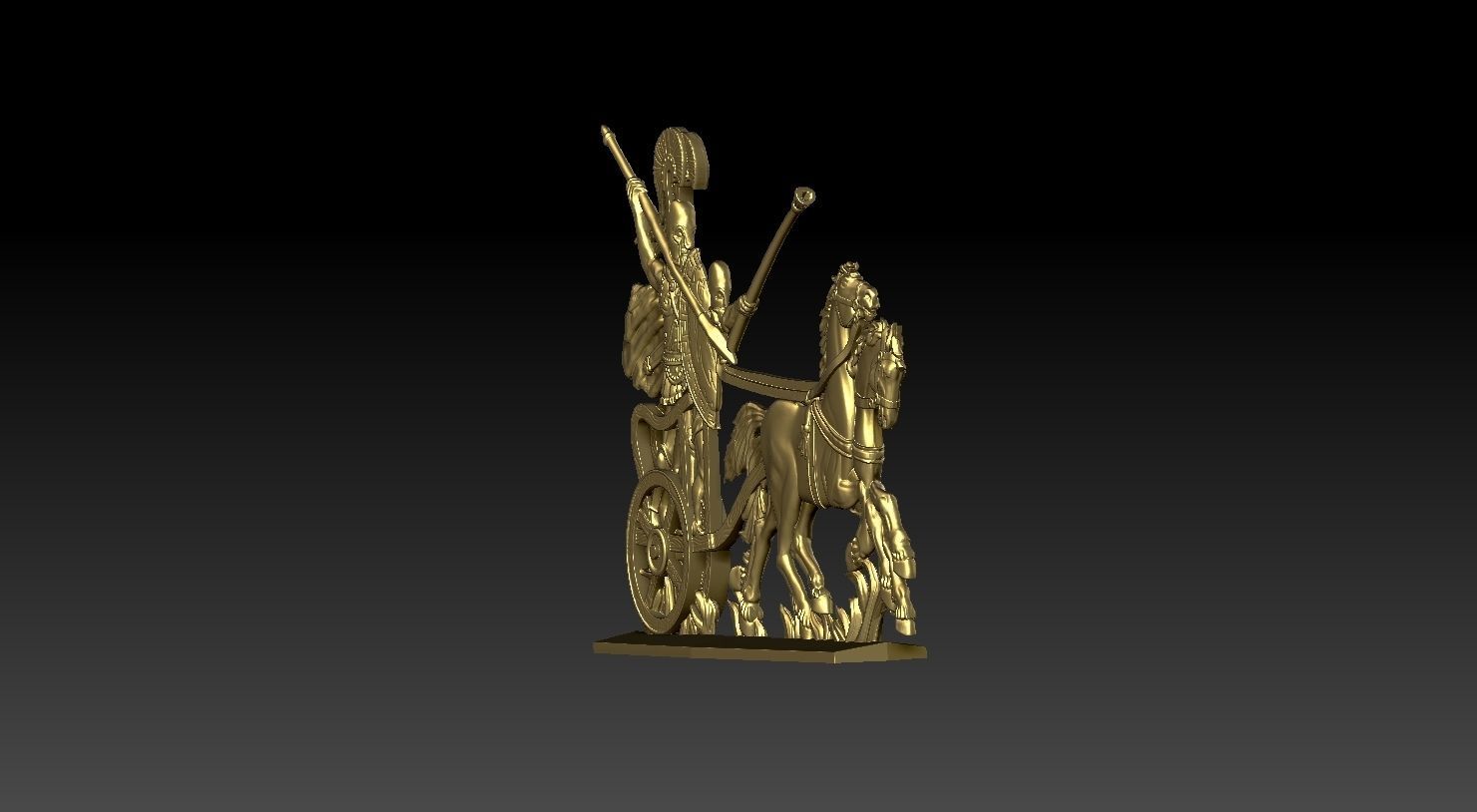 greek chariot 3D model 3D printable | CGTrader