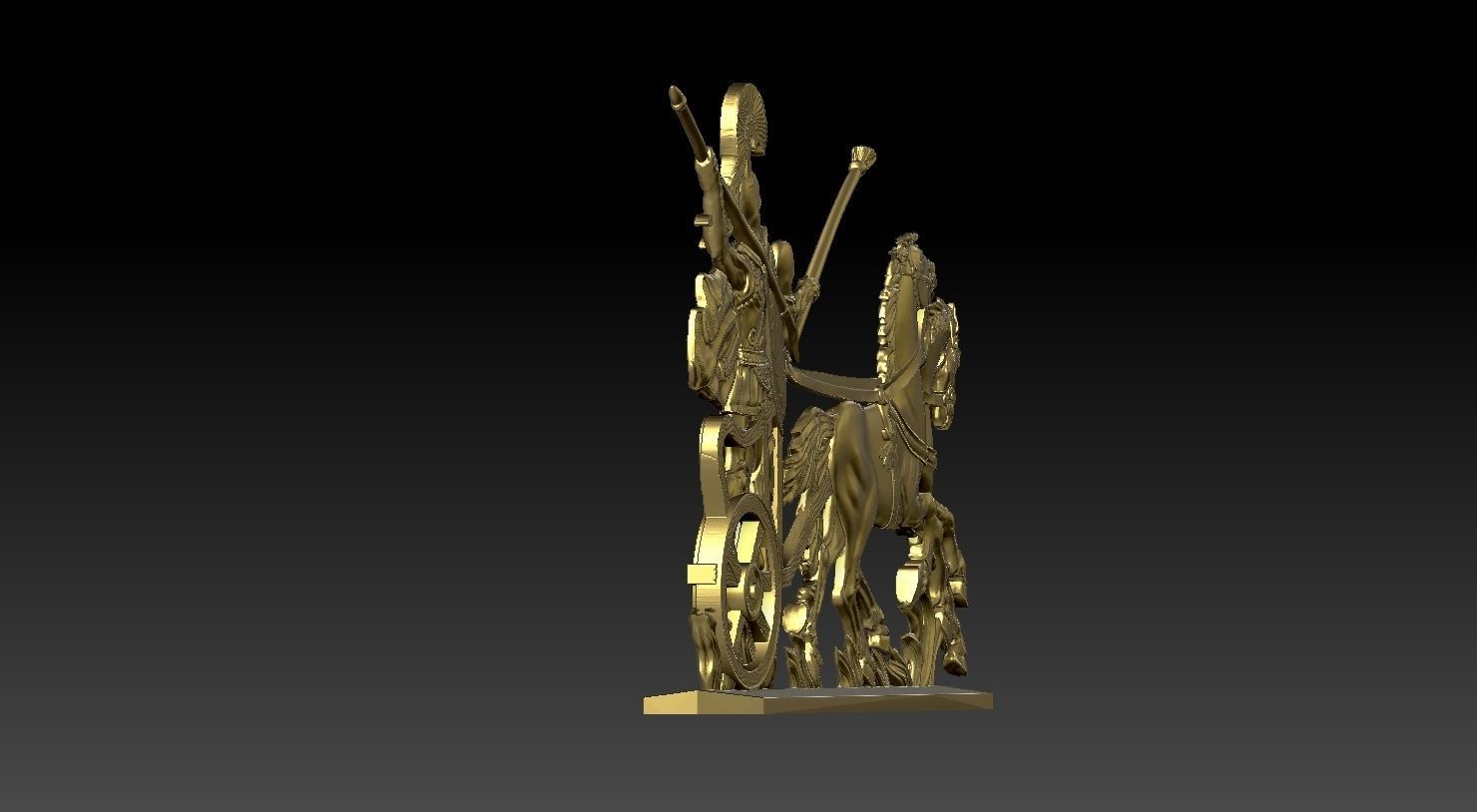 greek chariot 3D model 3D printable | CGTrader