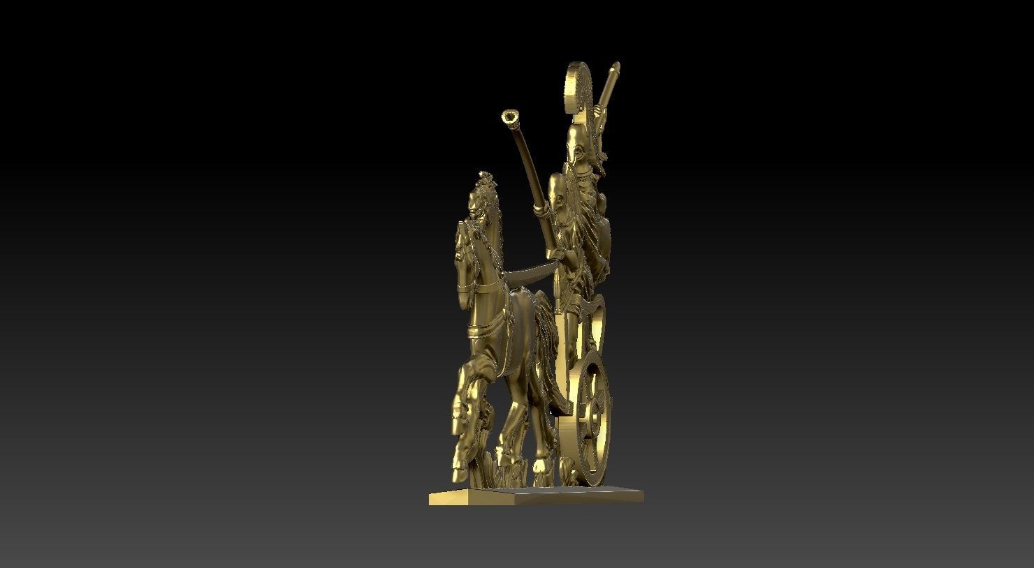 greek chariot 3D model 3D printable | CGTrader