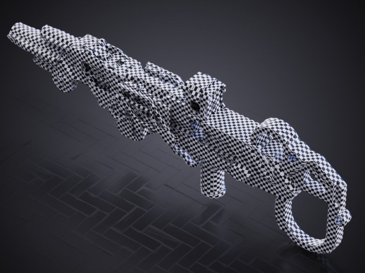 3D model Sci-fi LMG Gun VR / AR / low-poly | CGTrader