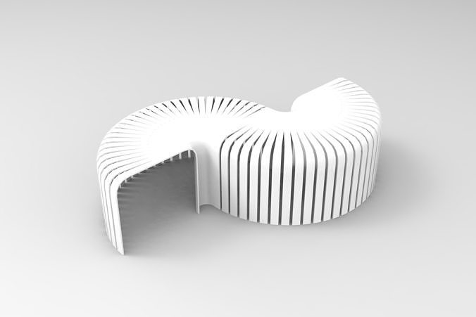 3D model Fan Stool VR / AR / low-poly | CGTrader