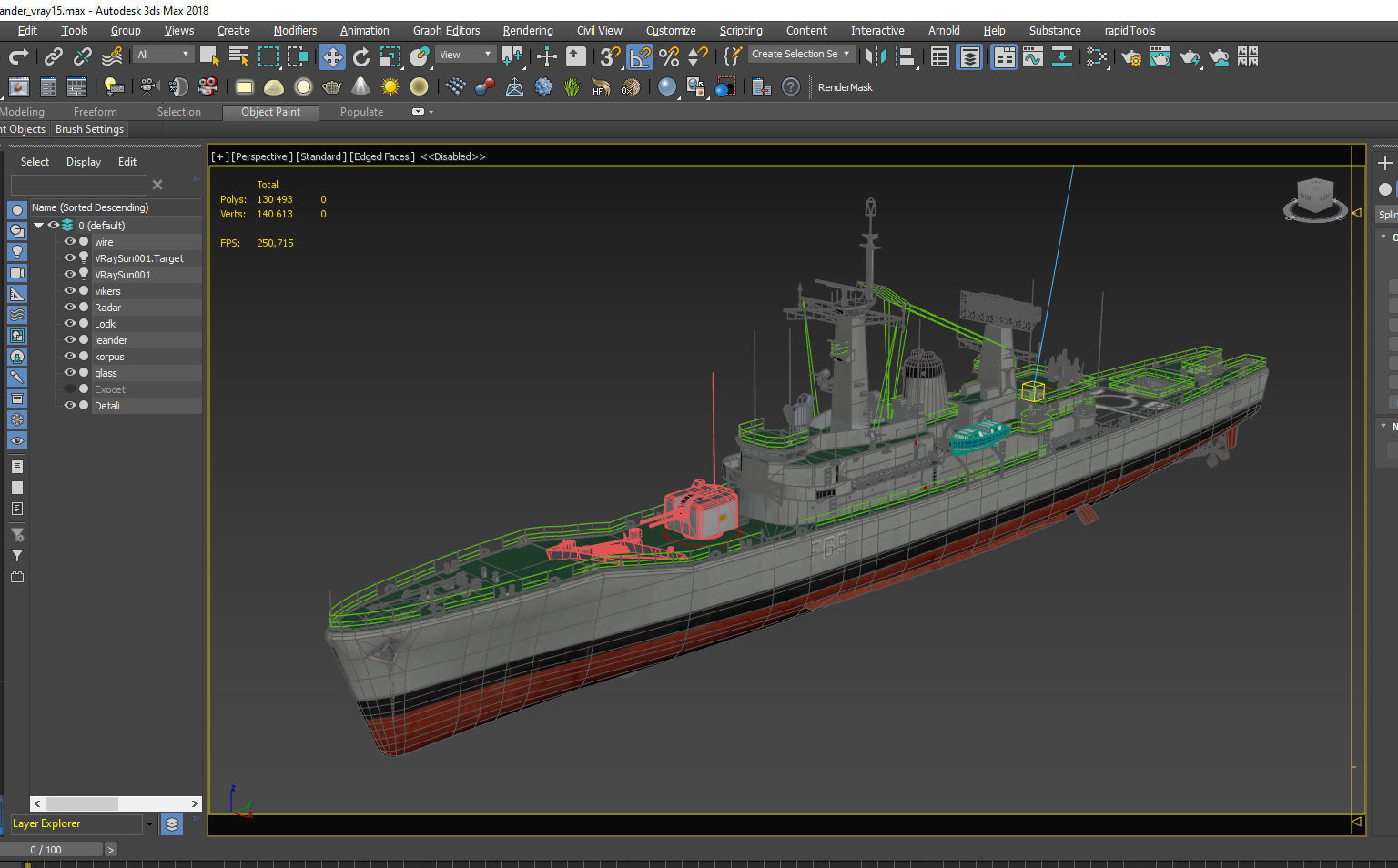 Leander class frigate 3D model | CGTrader