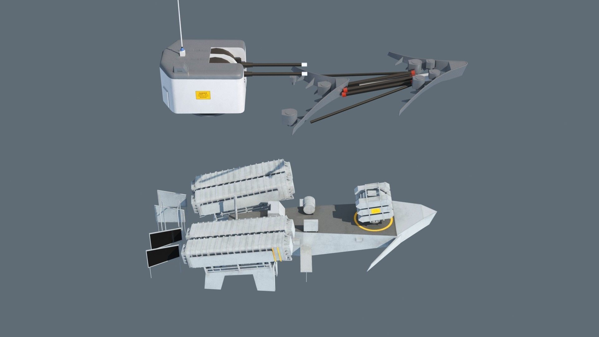 Leander class frigate 3D model | CGTrader
