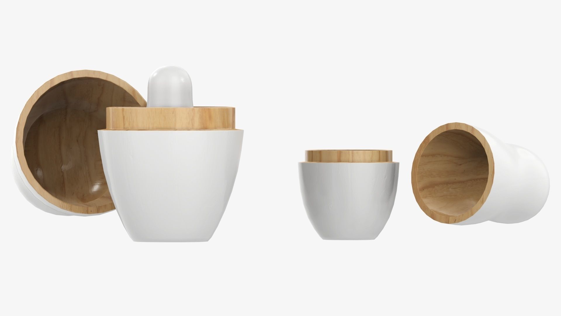 Nesting doll set Matryoshka open mockup 3D model | CGTrader