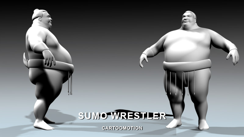 3D model SUMO WRESTLER VR / AR / low-poly | CGTrader
