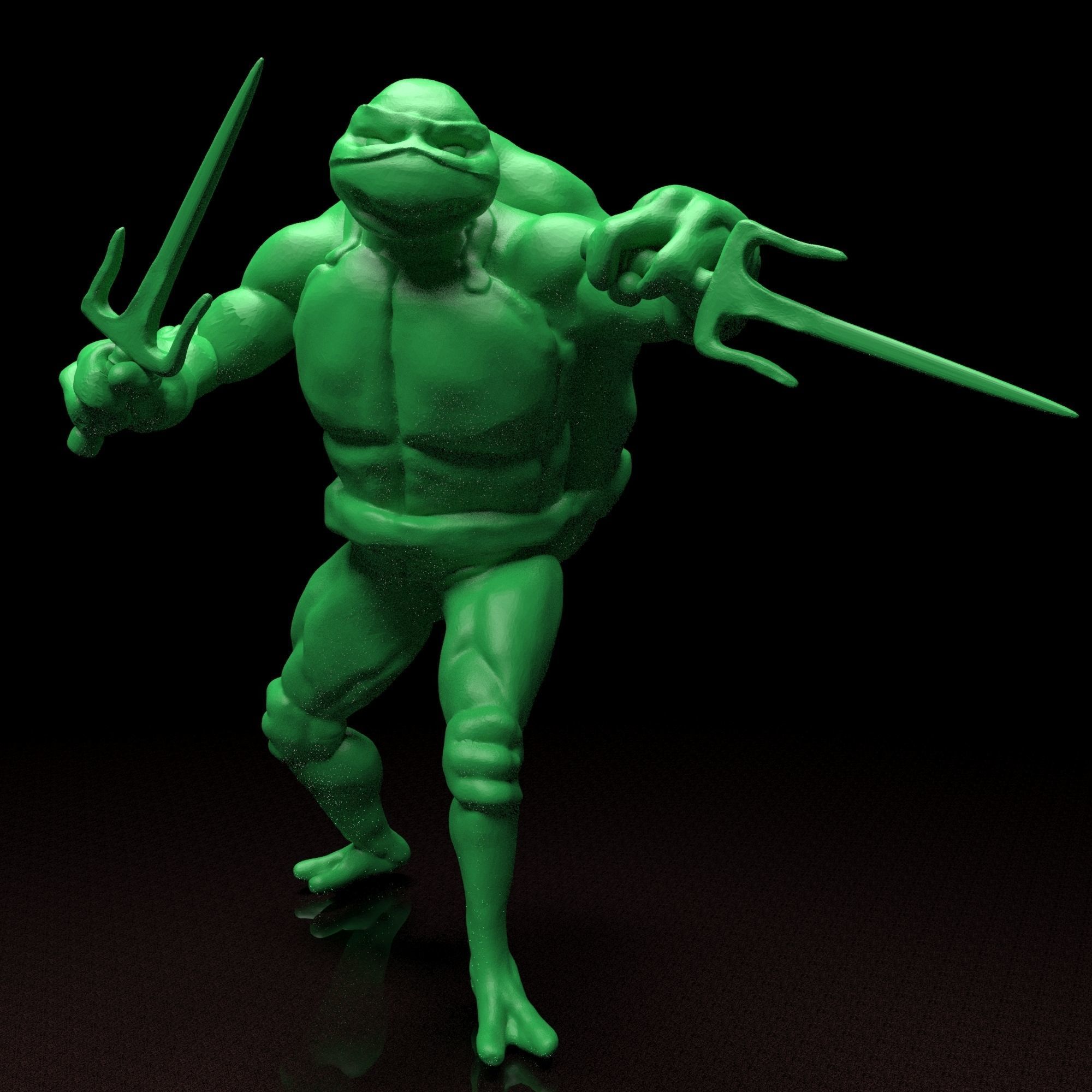 Raphael TMNT stl file 3d print model 3D model 3D printable | CGTrader