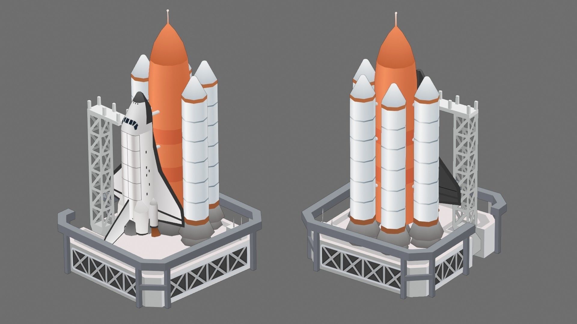 3D model Space exploration pack VR / AR / low-poly | CGTrader