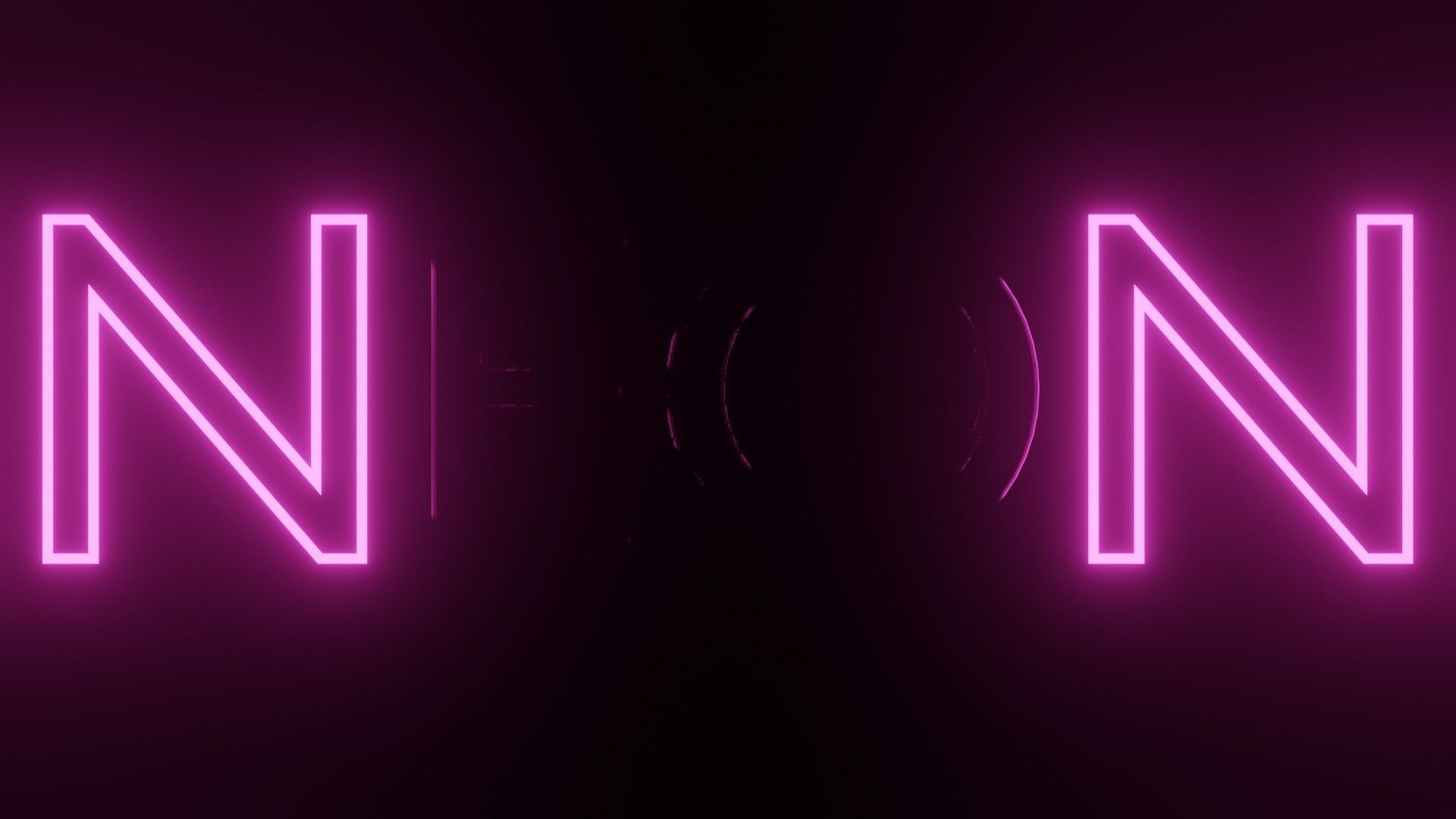 3D model Neon Text Animation - made in Blender VR / AR / low-poly ...