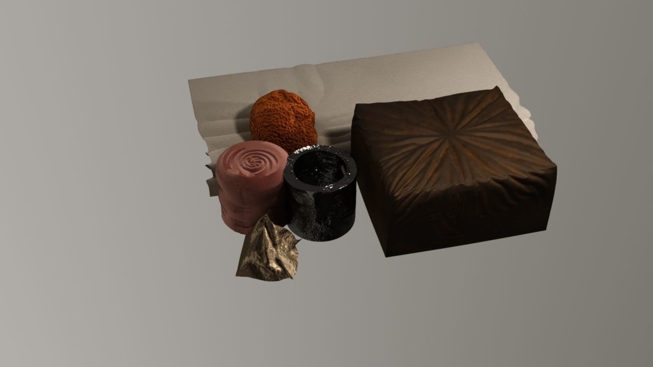 3D model POLY CLOTH FOR 3D MAX 2021 CORONA RENDER BY NX VR / AR / low ...