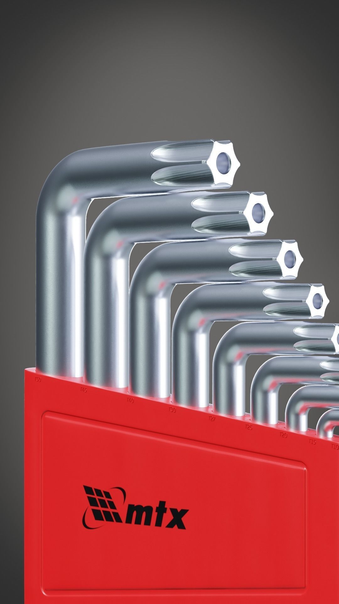 Mechanical Tool Torx wrench type L Mtx Kit 3D model | CGTrader