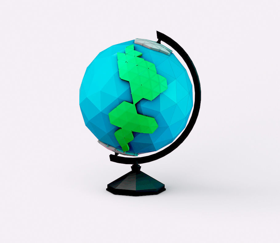 3D model Low Poly School Supplies VR / AR / low-poly | CGTrader