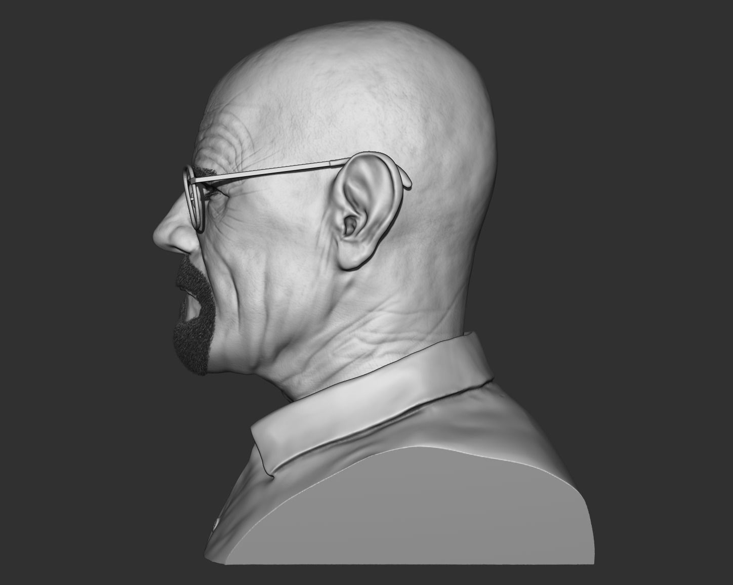 Walter White 3D print model 3D model 3D printable | CGTrader