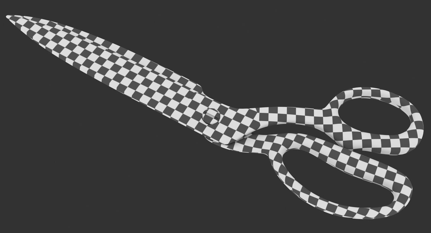 3D model Black Scissors VR / AR / low-poly | CGTrader