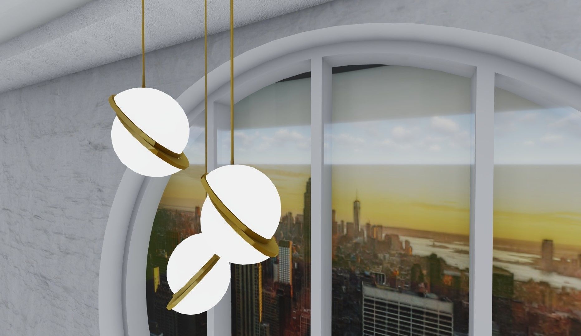 3D Lighting - chandelier modern 3D model | CGTrader