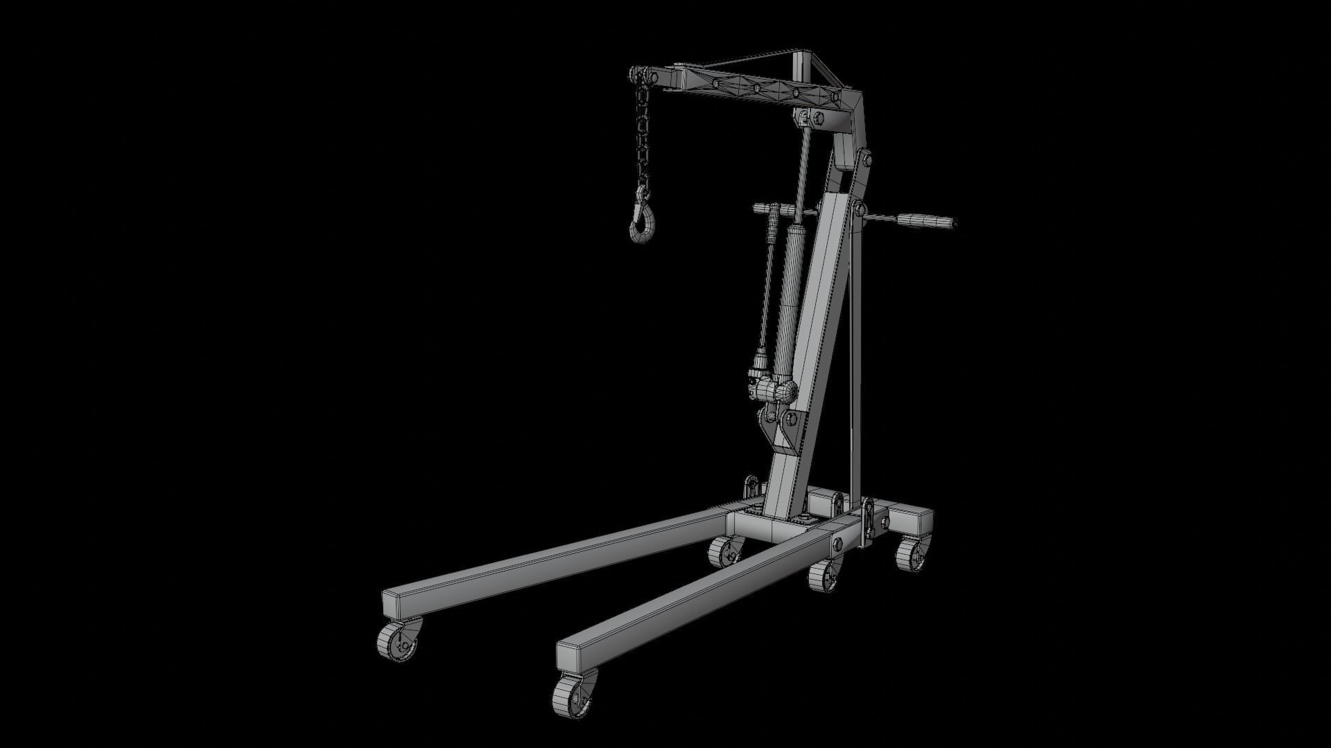 Engine Crane 3D model | CGTrader