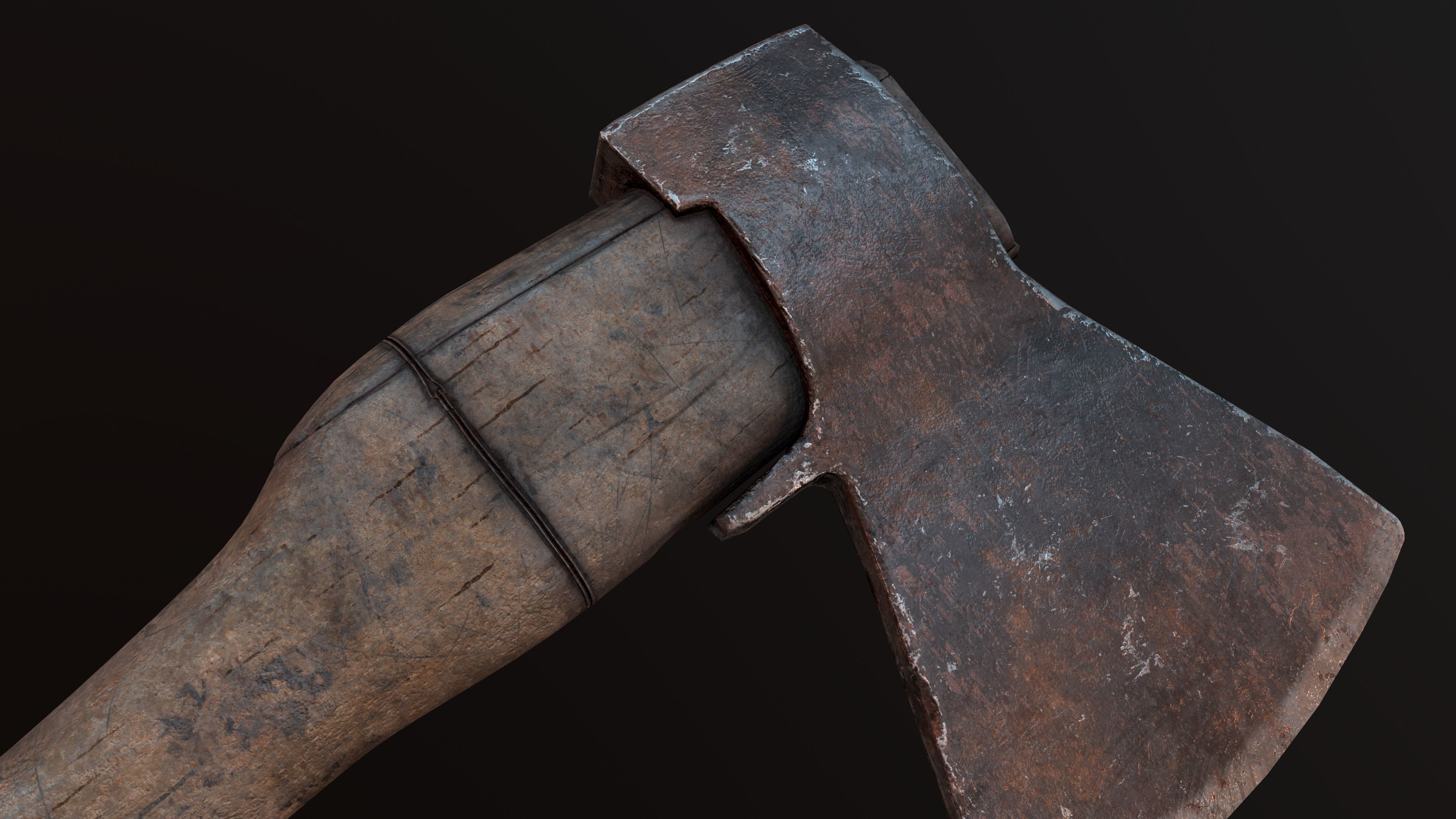 3D model Old soviet axe VR / AR / low-poly | CGTrader