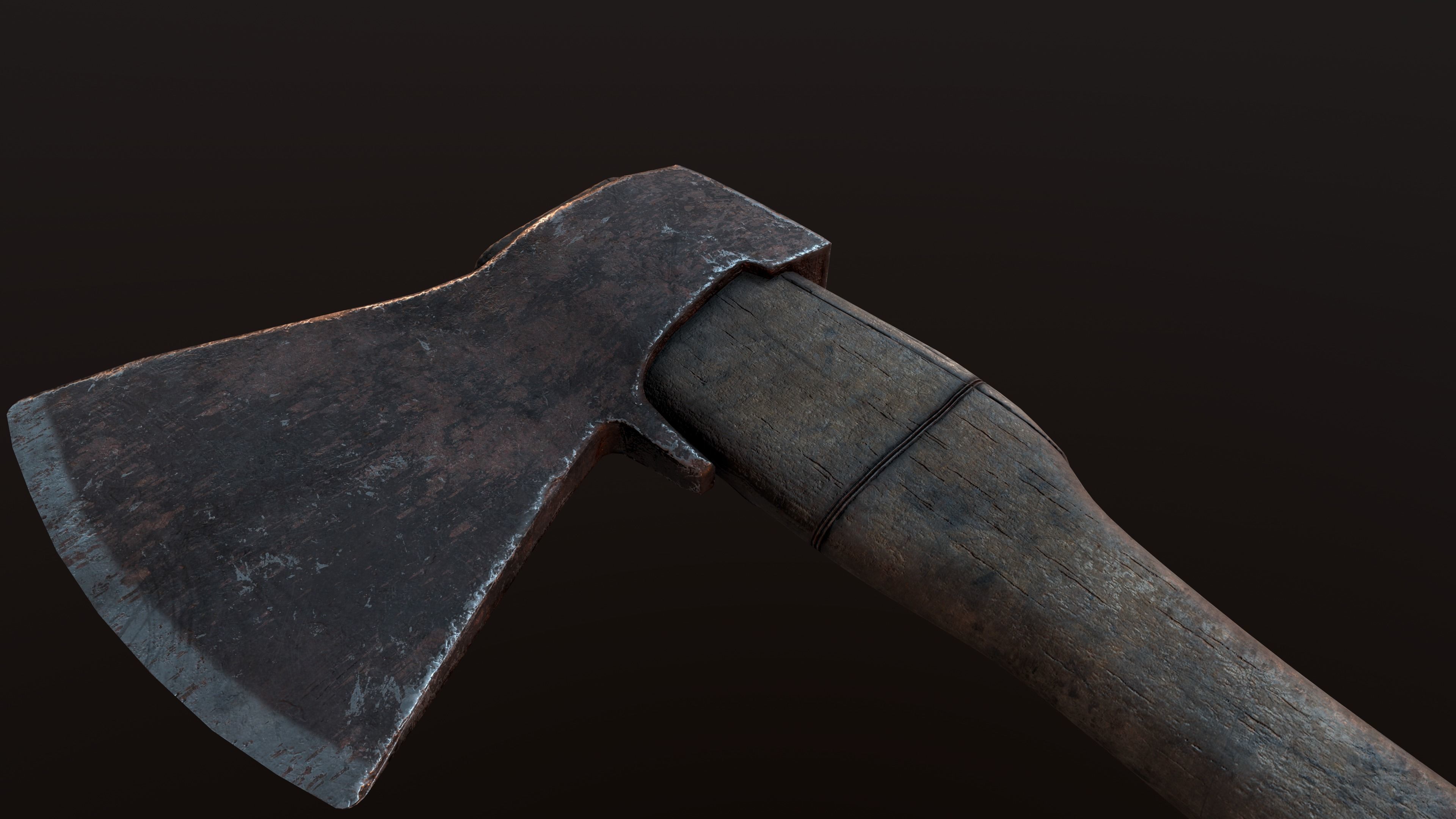 3D model Old soviet axe VR / AR / low-poly | CGTrader
