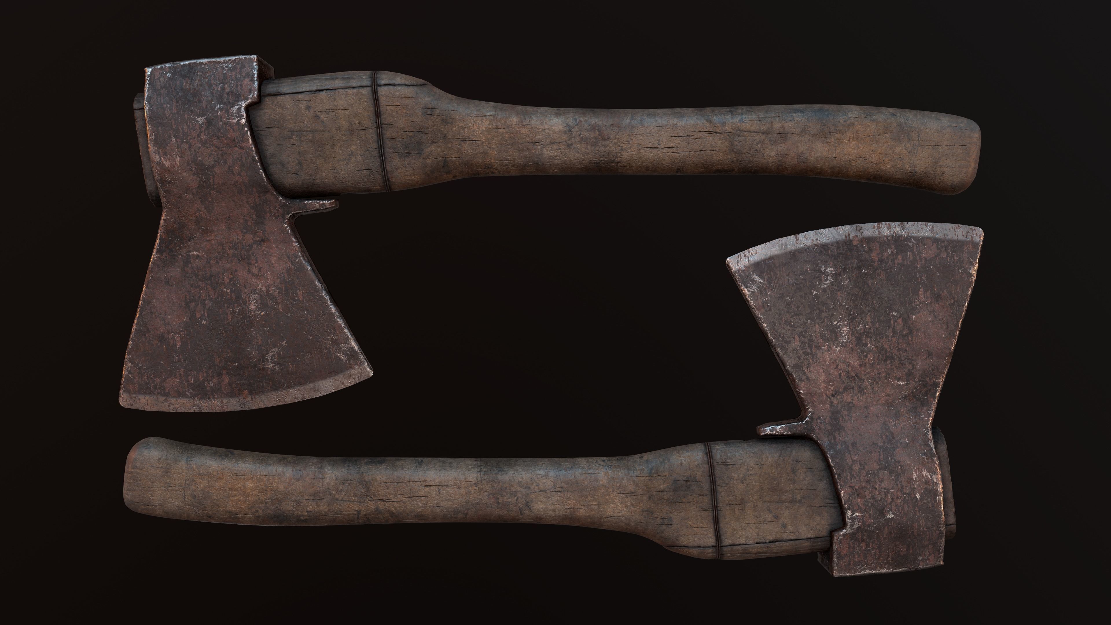 3D model Old soviet axe VR / AR / low-poly | CGTrader