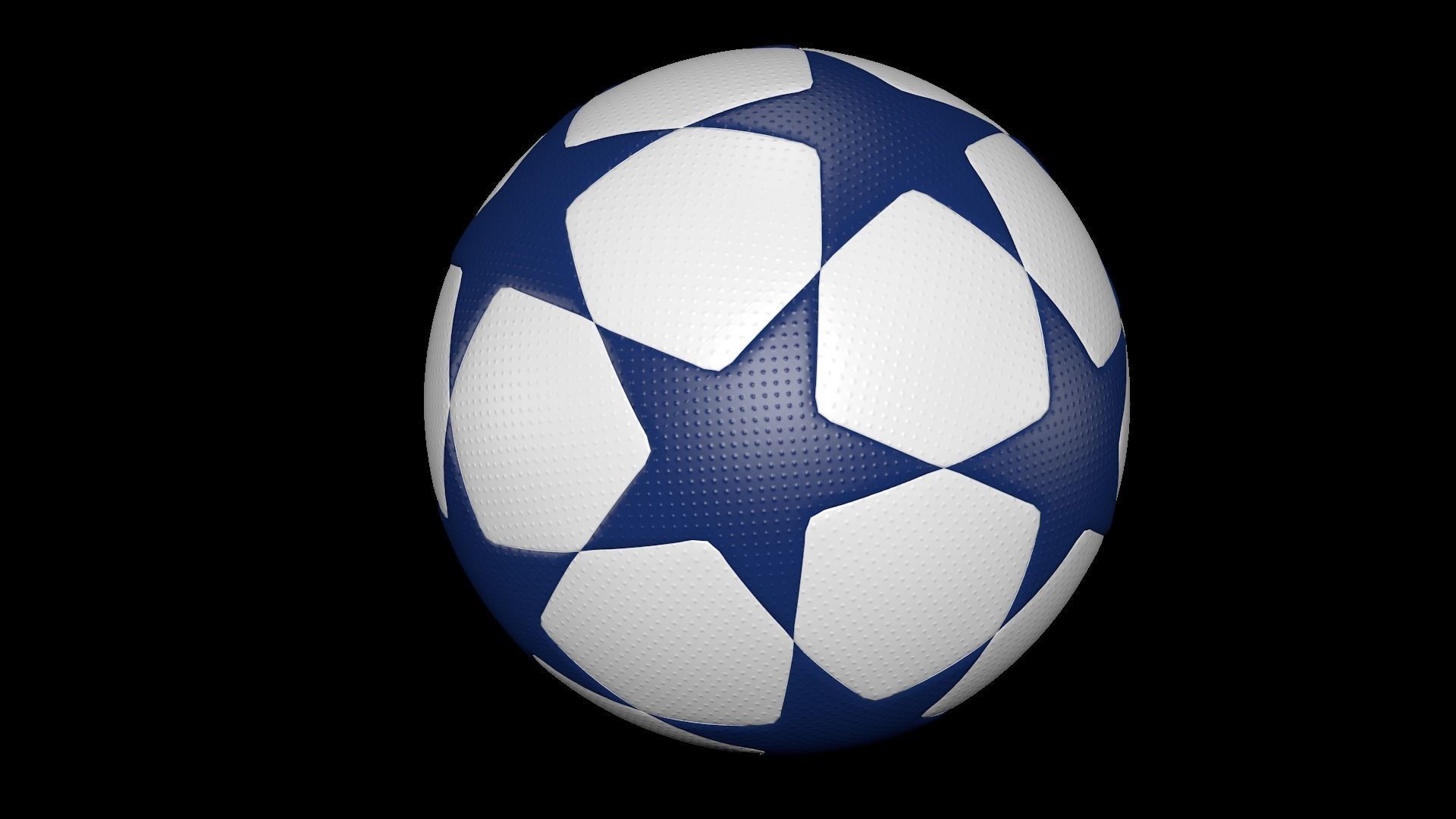 Star football ball 3D model | CGTrader