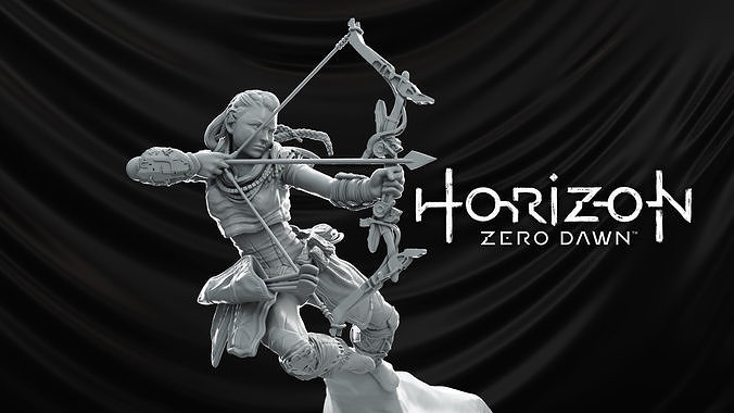 Aloy - Horizon Zero Dawn 3D model 3D printable | CGTrader