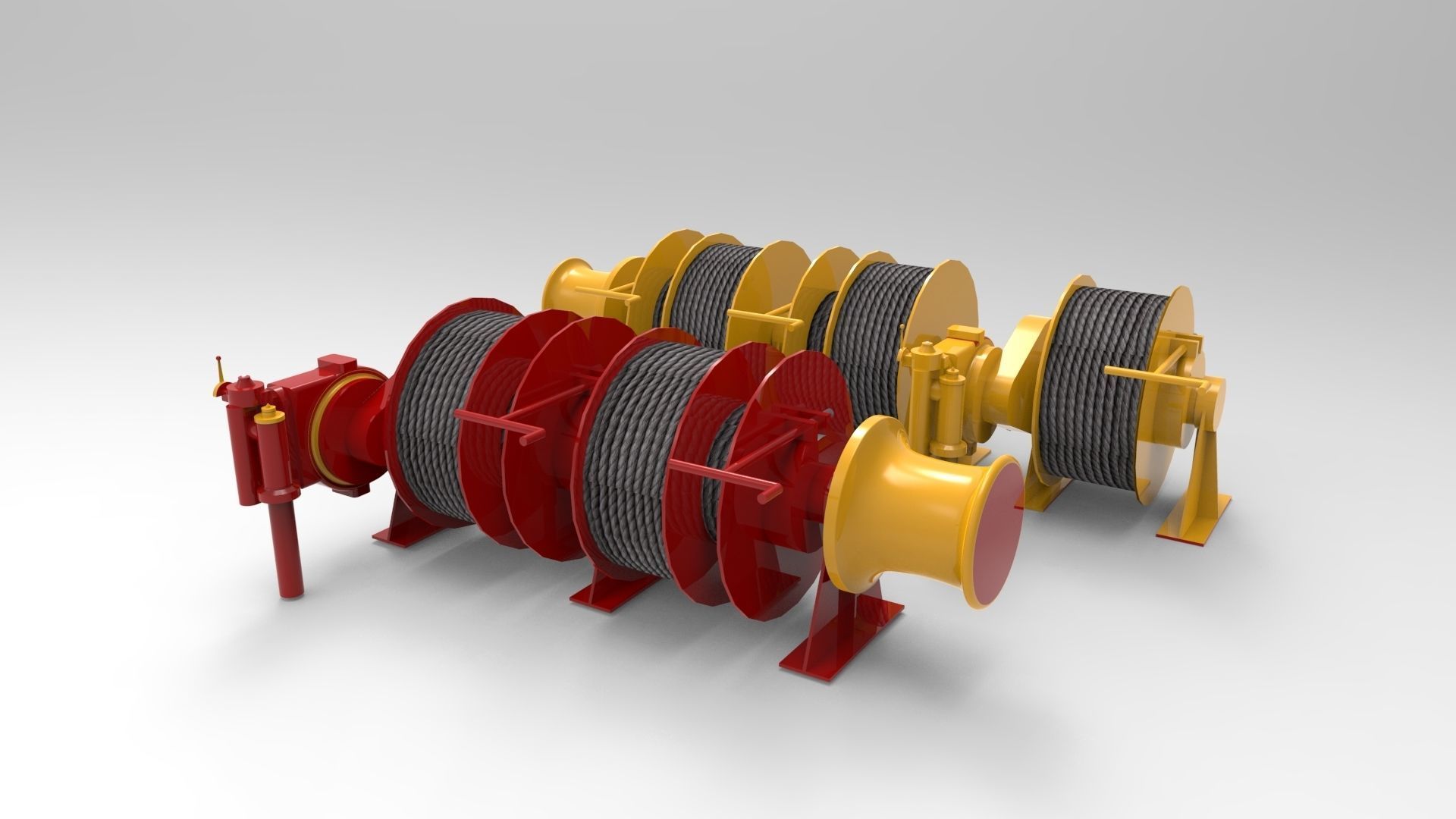 Winch ship 3D model | CGTrader