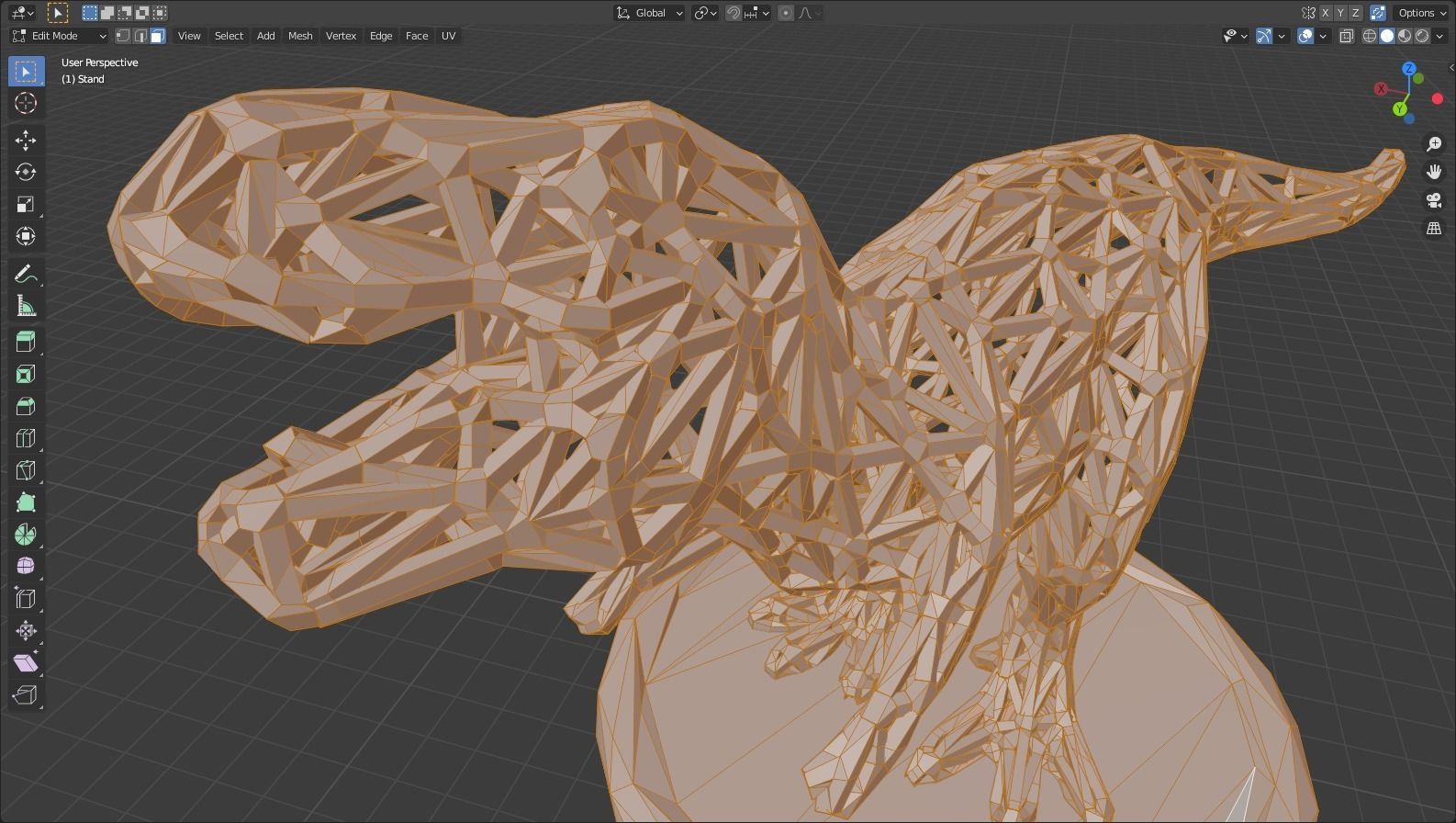 T-Rex Low Poly 3D model 3D printable | CGTrader