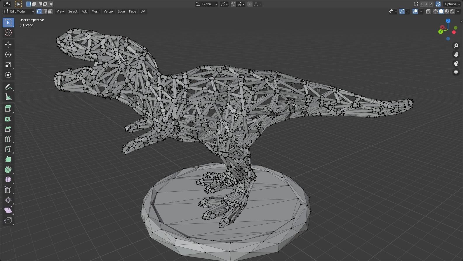 T-Rex Low Poly 3D model 3D printable | CGTrader