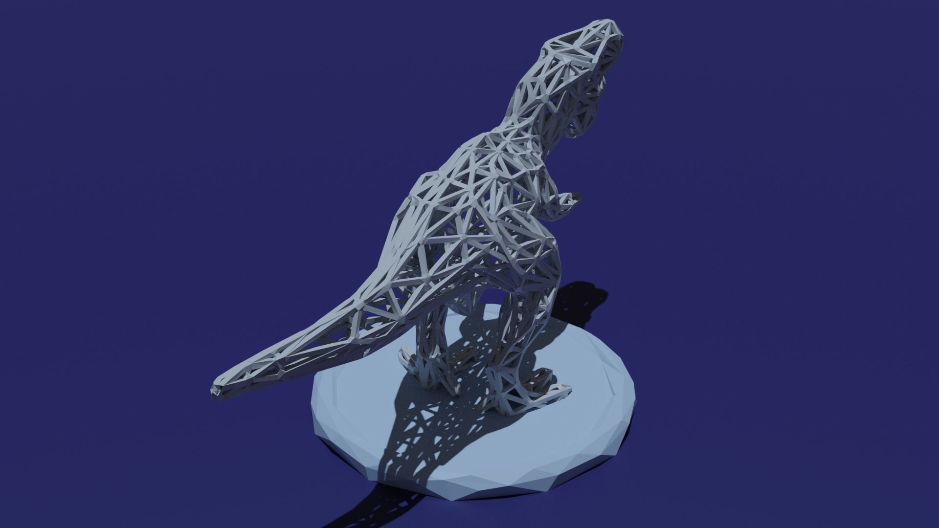 T-Rex Low Poly 3D model 3D printable | CGTrader