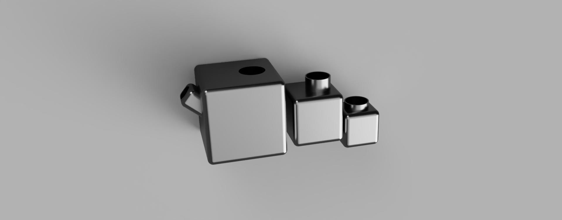 Tiny Block Pipe 3D model 3D printable | CGTrader