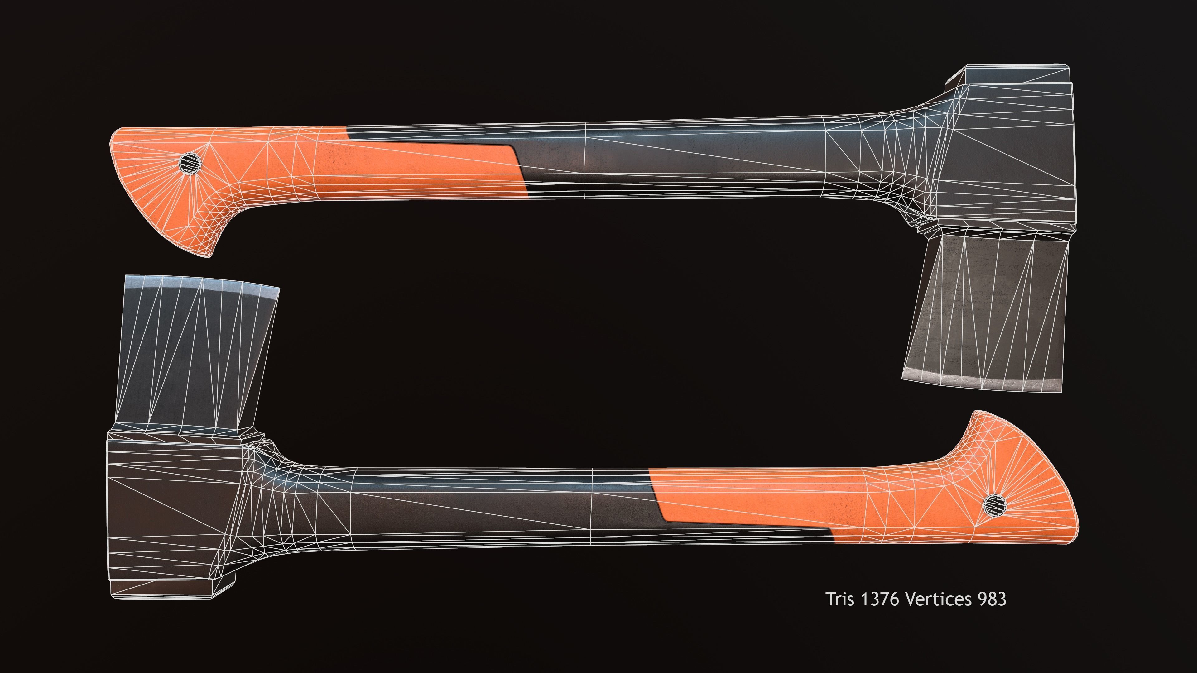 3D model Ax pack VR / AR / low-poly | CGTrader