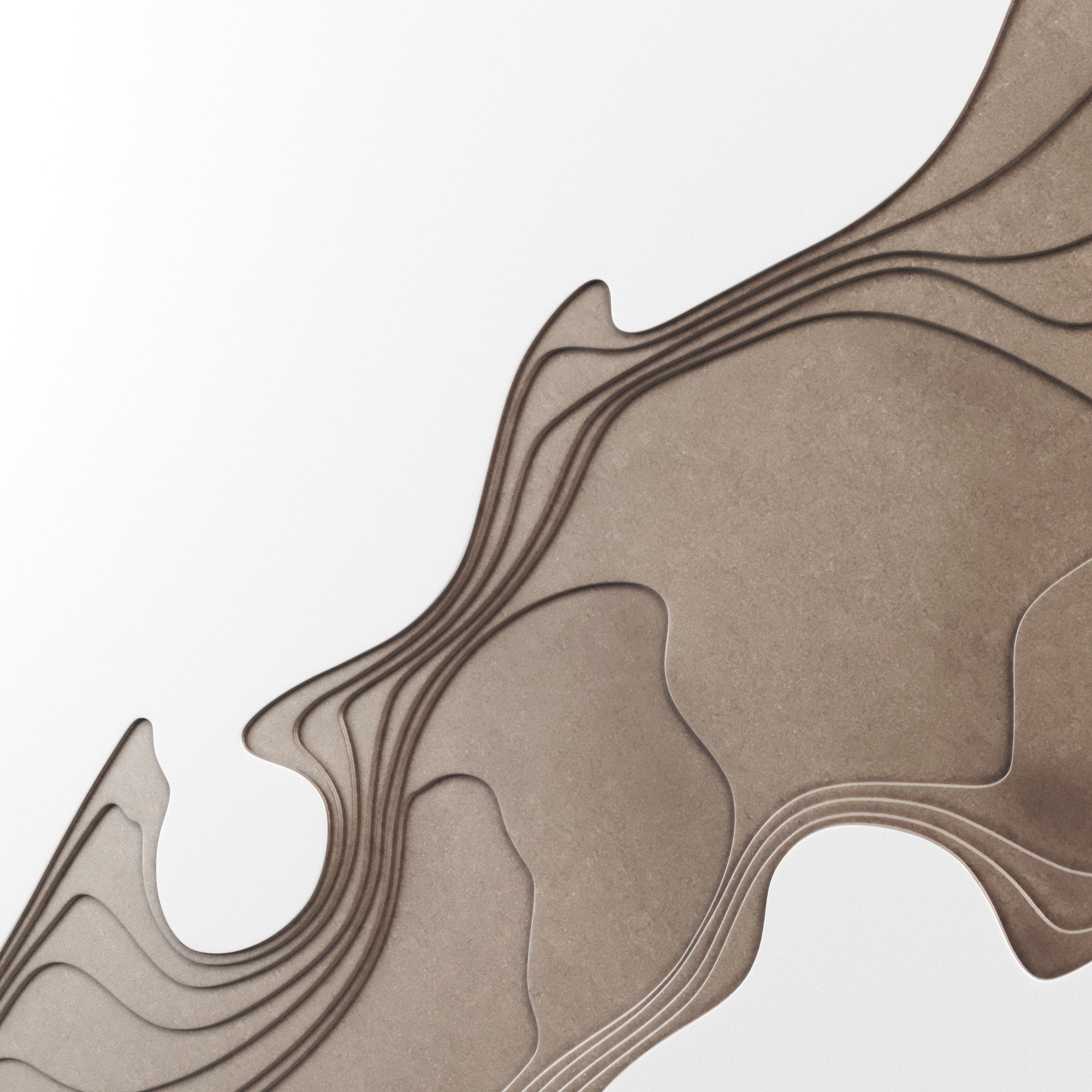 Contour In Acrylic and Bronze by Petr Weigl 3D model | CGTrader