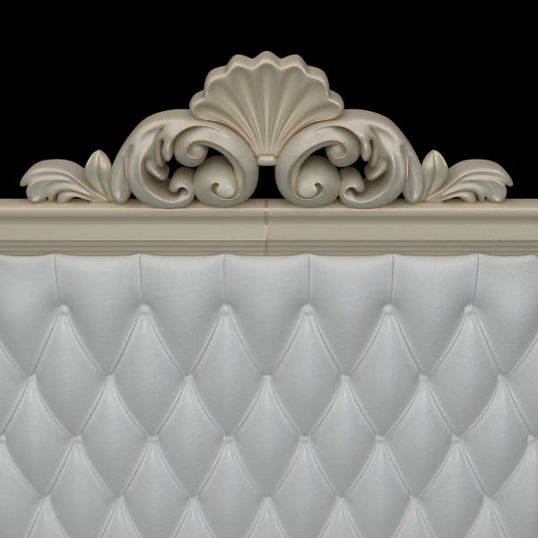 Traditional Style Bed 3D model | CGTrader