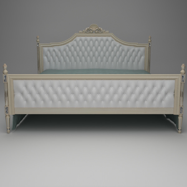 Traditional Style Bed 3D model | CGTrader