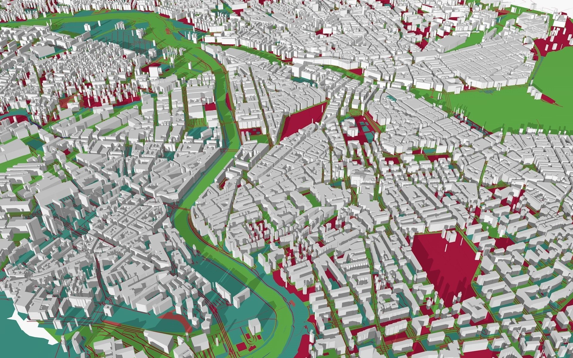 3D model Geneva City VR / AR / low-poly | CGTrader