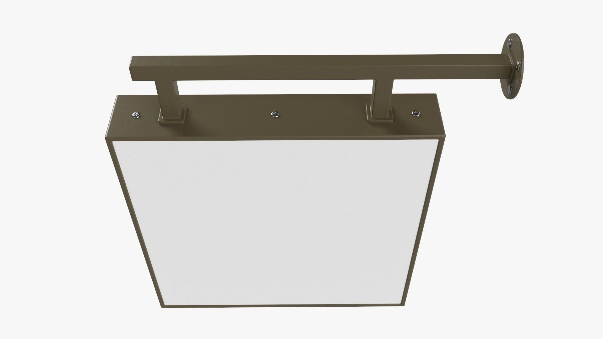 Store street sign mockup 01 3D model | CGTrader