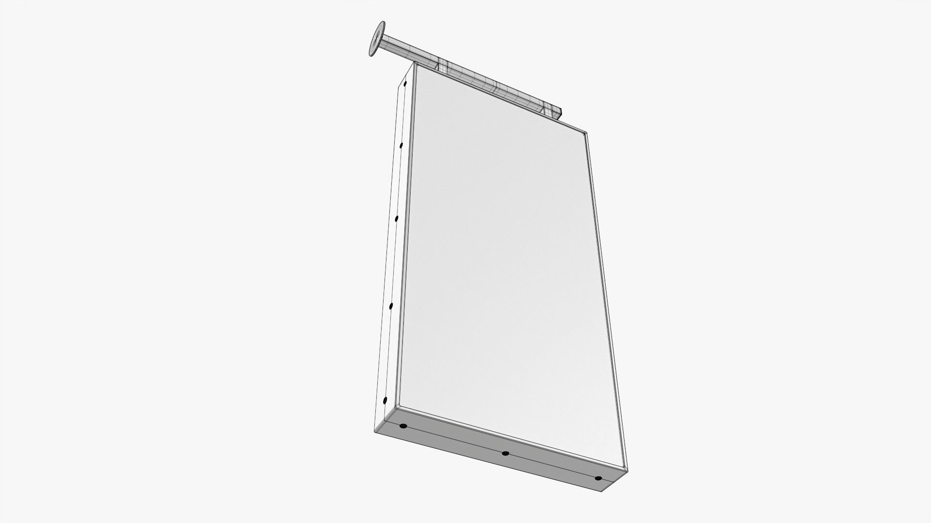 Store street sign mockup 03 3D model | CGTrader